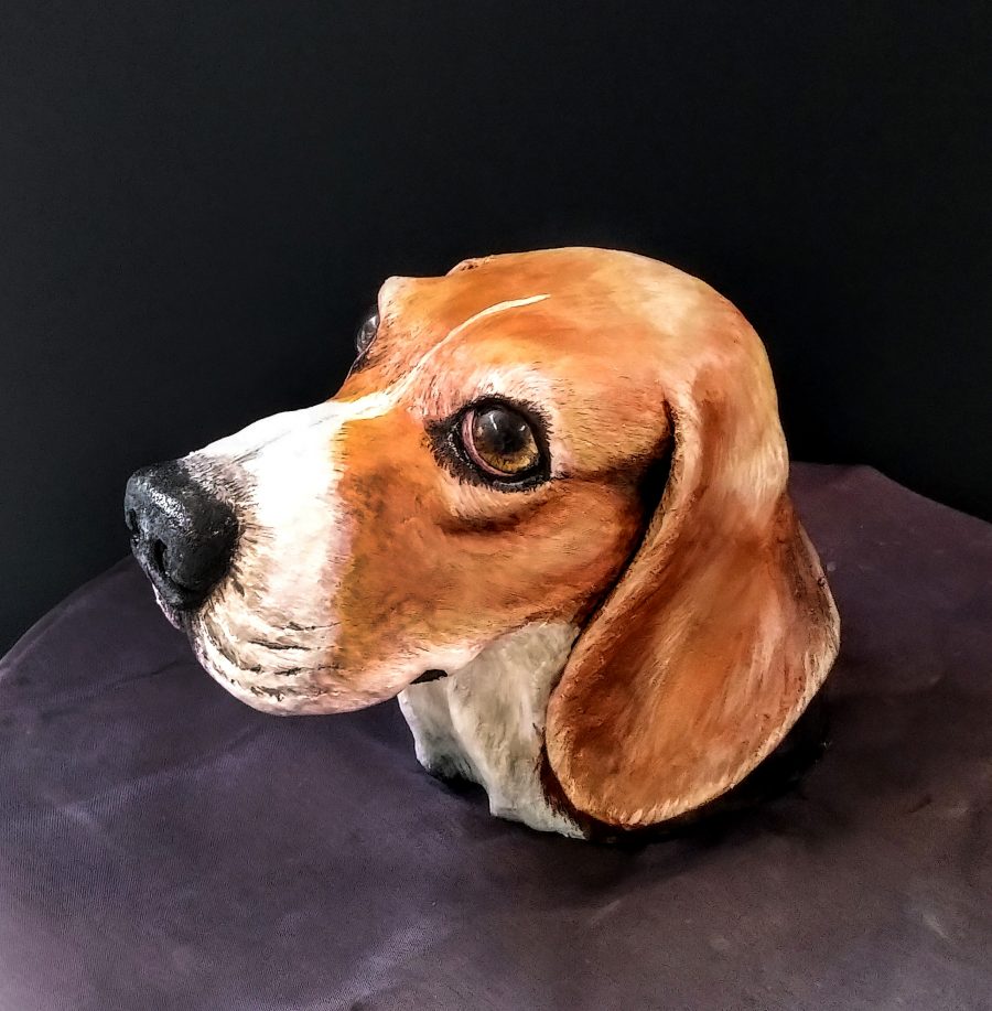 Escultura d'un Beagle - ICRA art